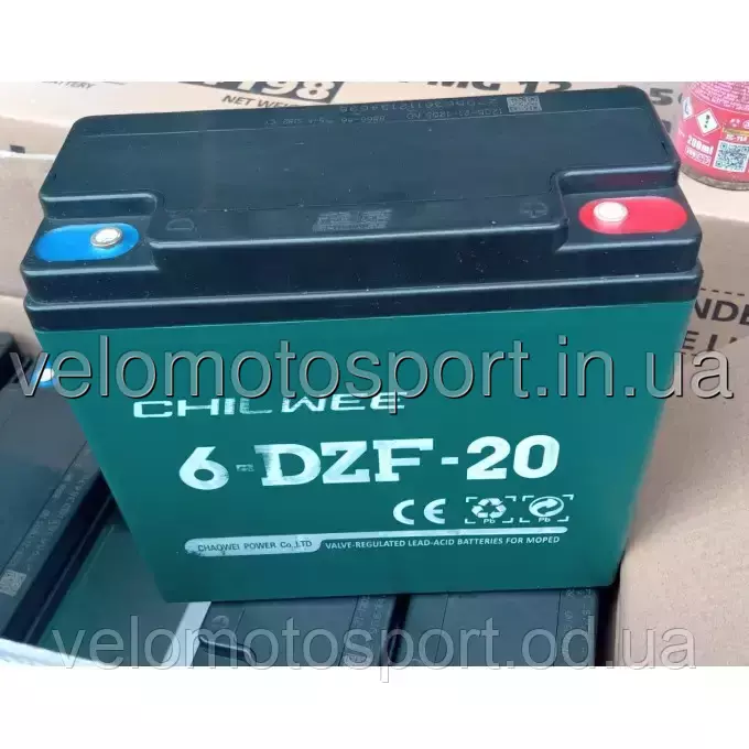 Тяговая АКБ CHILWEE 6-DZF-20.2 на электровелосипеды купить не дорого в Украине в Одессе со ...